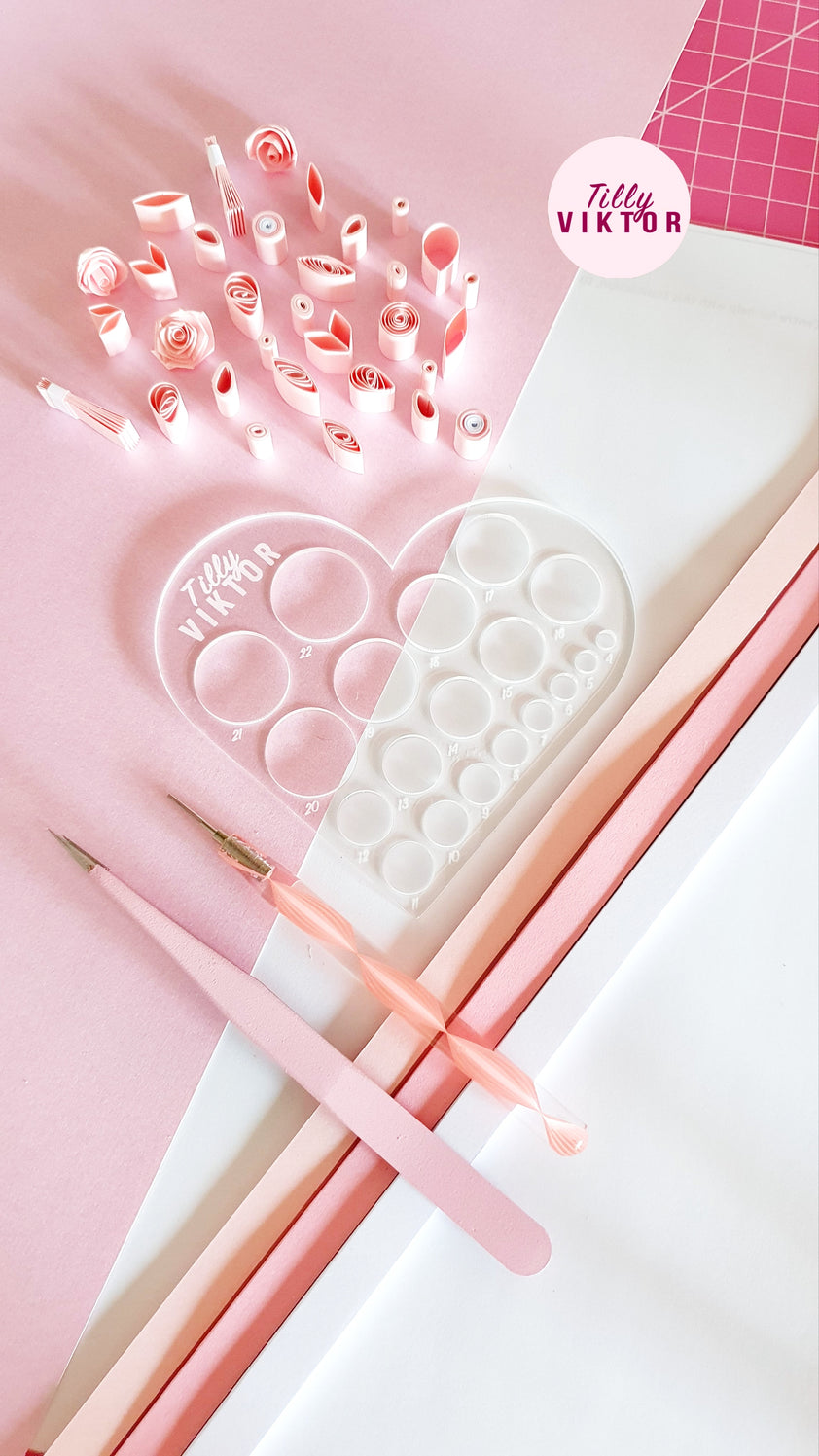 Deluxe Quilling Tool Kit | Tillyviktor | Quilling Tools – TillyViktor Ltd