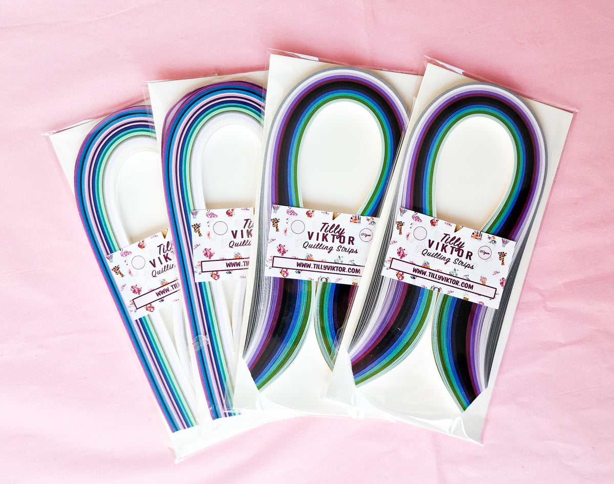 Frozen Christmas Quilling Paper Bundle | Tillyviktor – Tilly Viktor